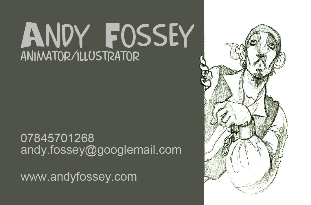 Andy Fossey Animation Blog: some business card designs