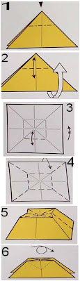 The origami ; how to make a SINK ~ Instructions in all type of Handicrafts