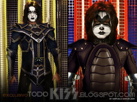 Eric Singer Hawk Makeup