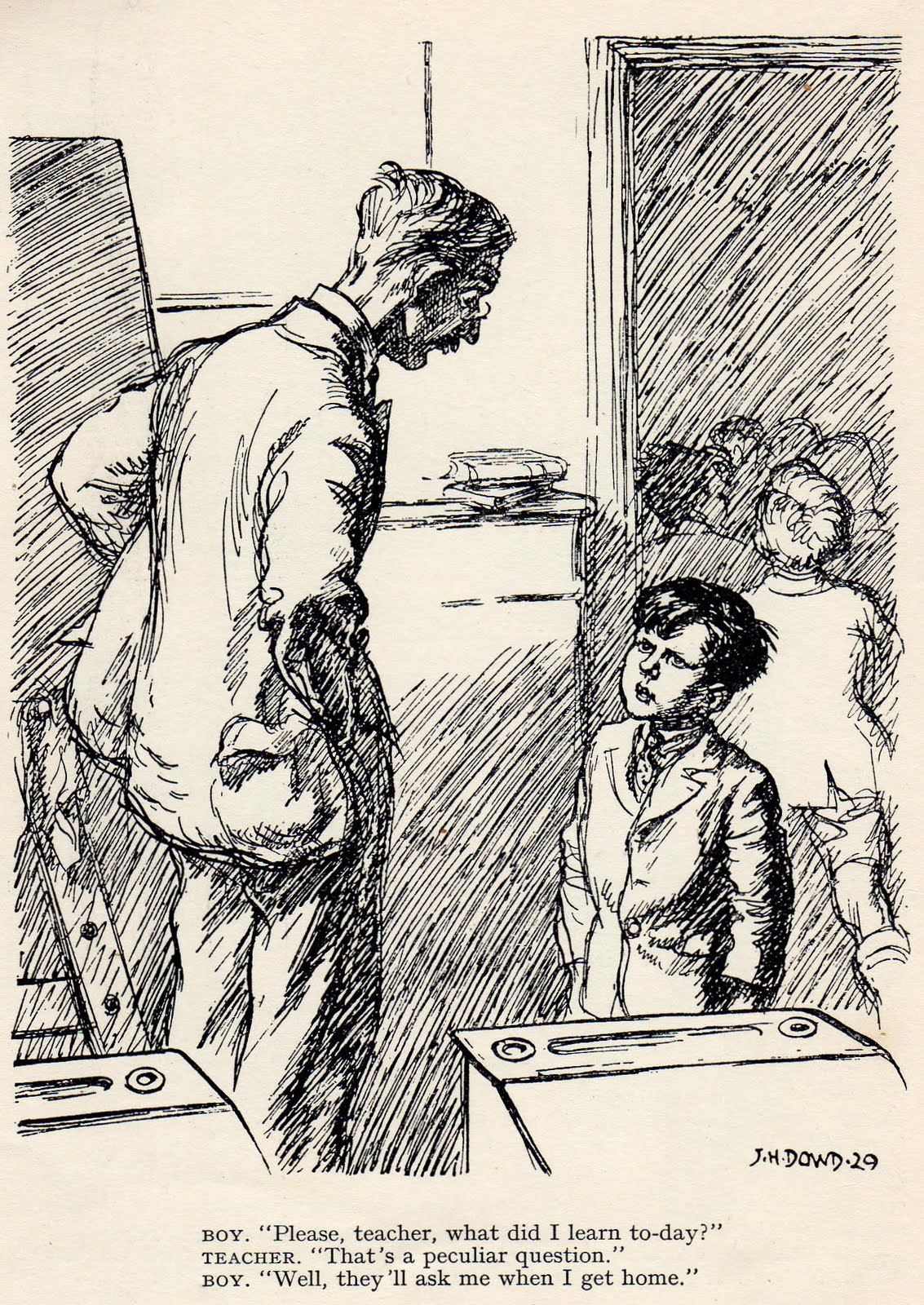 CARTOONS OF OLD: SCHOOLS BACK