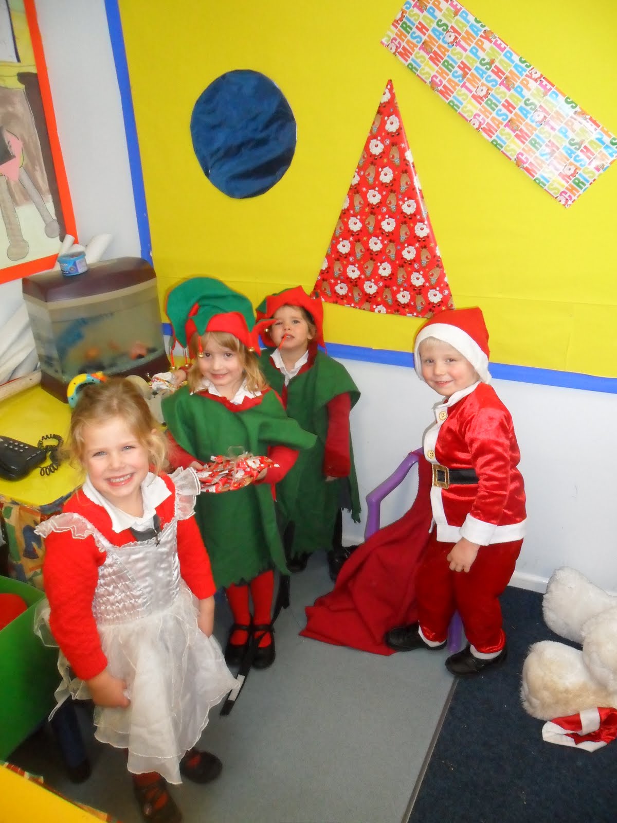 Nursery blog: Santa's Grotto Role play area