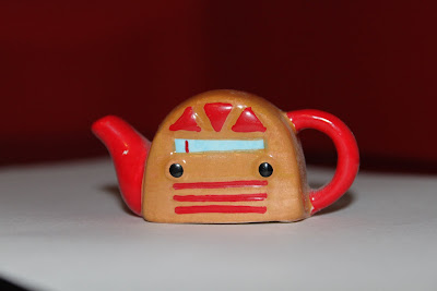 Sweet on You: Red Rose Miniature Teapots