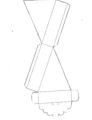 Card Inspired by Maria: Pie Box Template