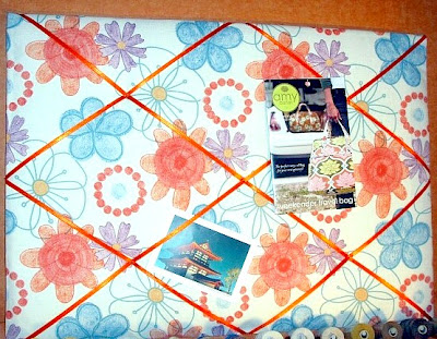 Marmadaisy: Fabric pin board tutorial