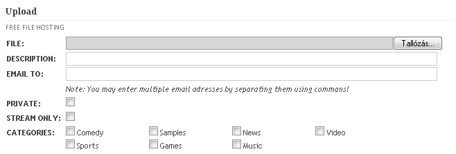 Disperse it, providing FREE file hosting & streaming service to ...