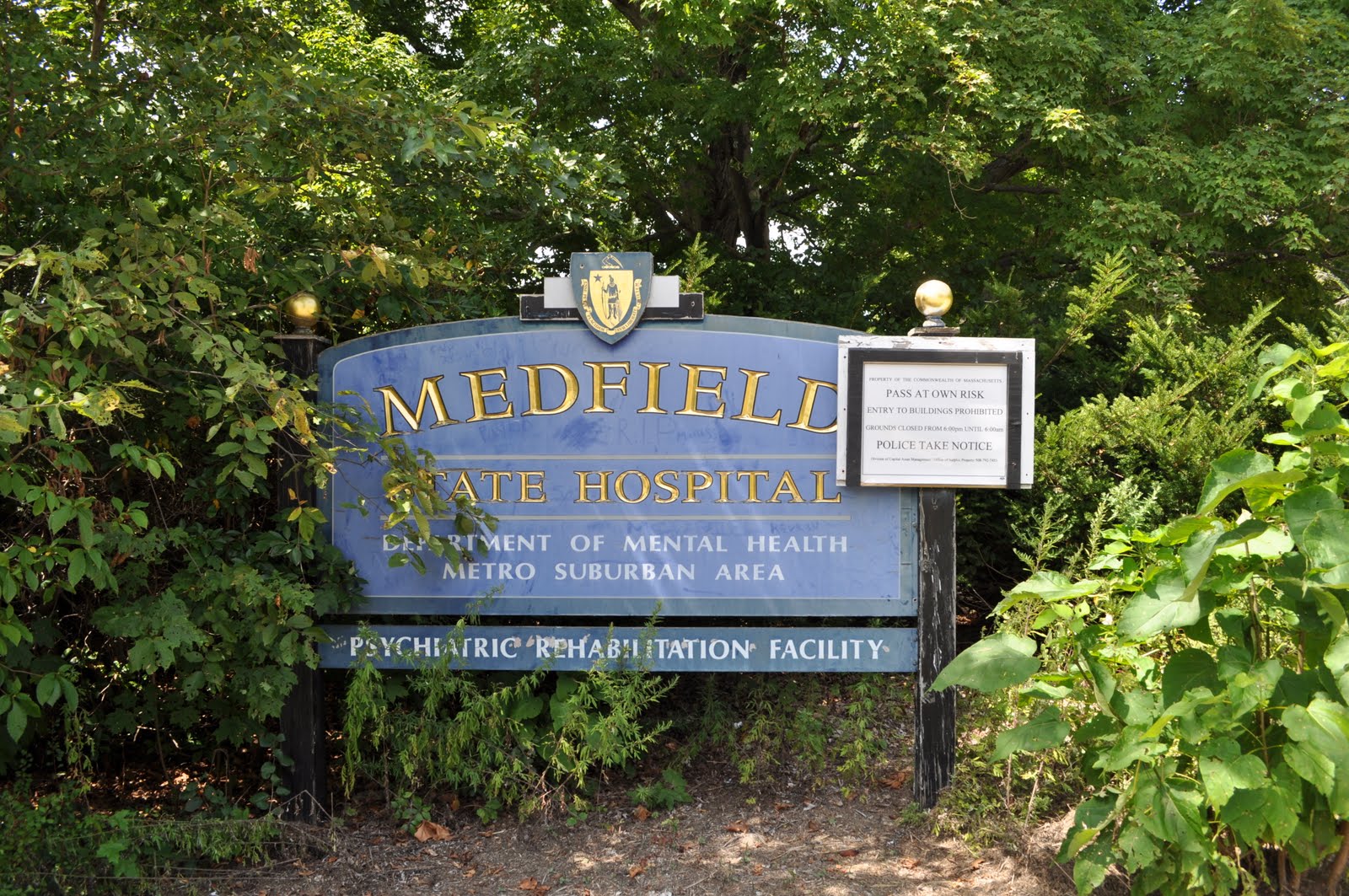 The Reversed View of Massachusetts: Medfield State Hospital, Medfield