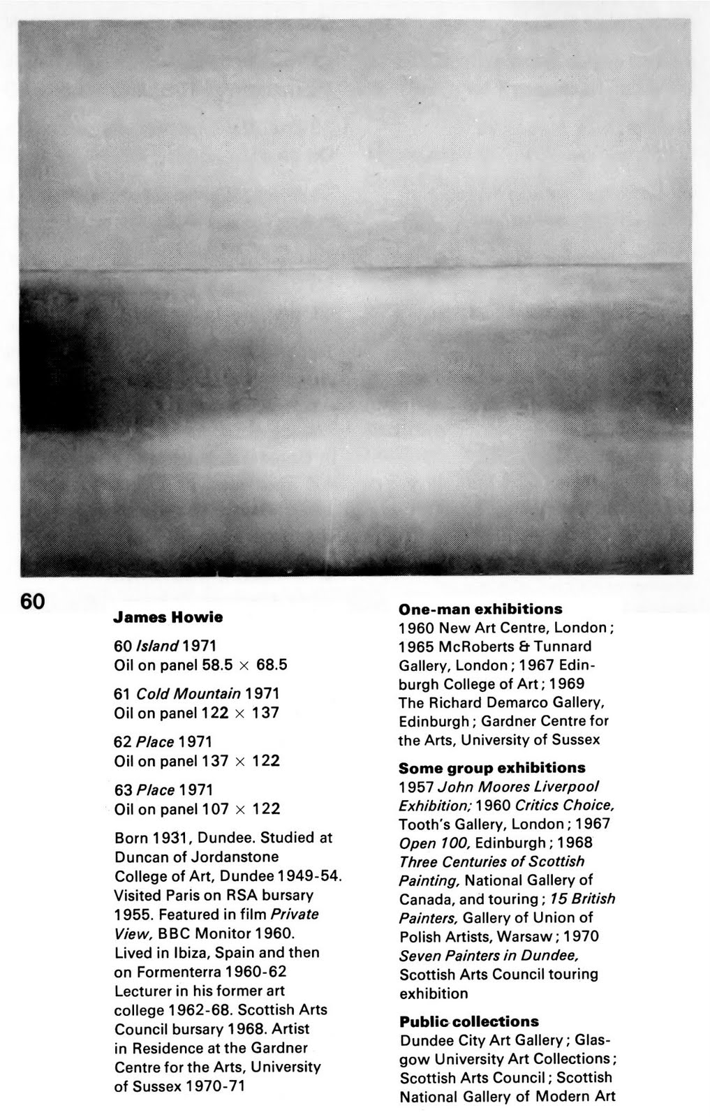 RETRO DUNDEE: ART SPECTRUM - JAMES HOWIE - 1971