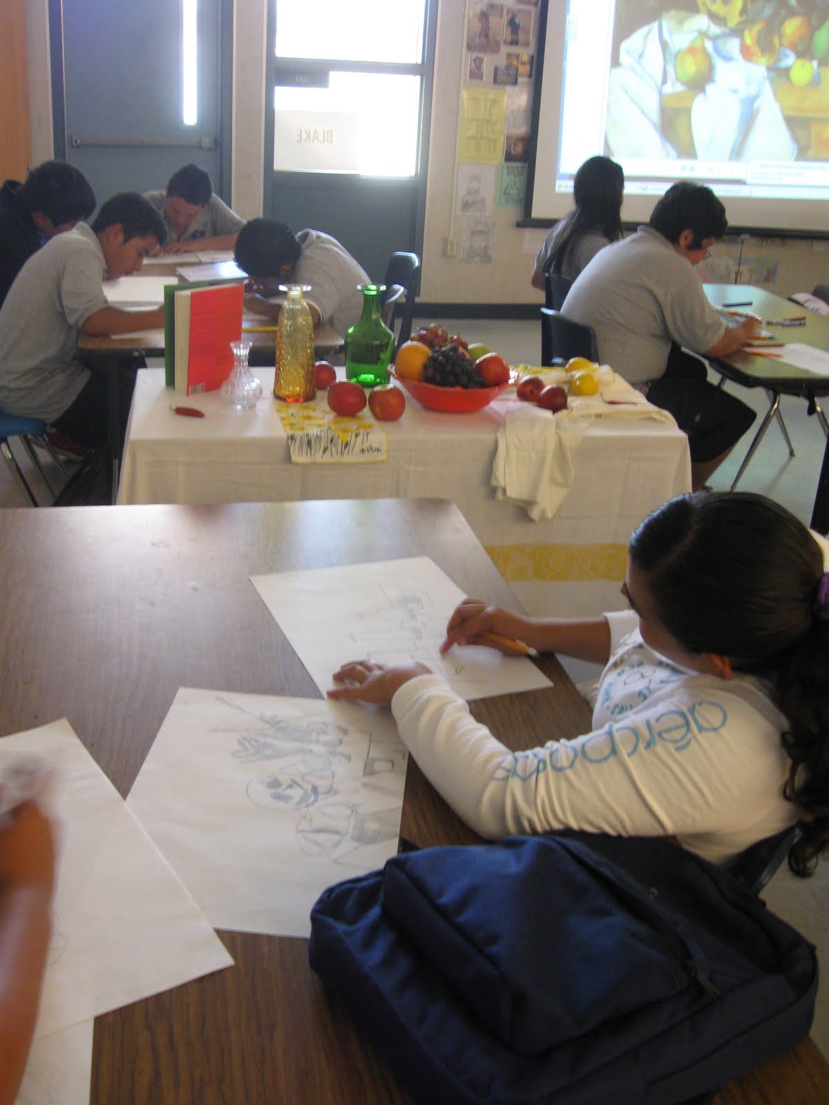 Portola Middle School Art Program - Orange, California: Still Life ...