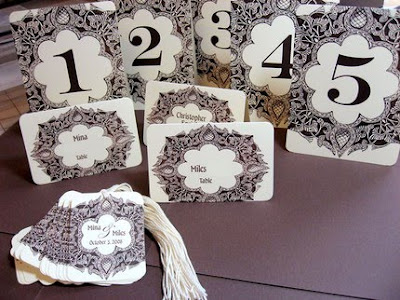 The Crafty Brides Blog: Crafty Table Number Ideas