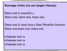 Mrs H @ St Francis Xavier: Mihi and Karanga