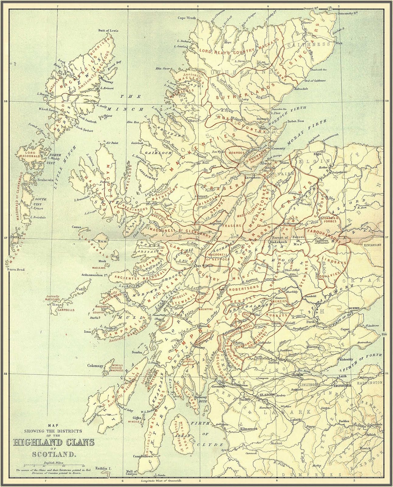 Our Scottish Heritage: A Clan Map