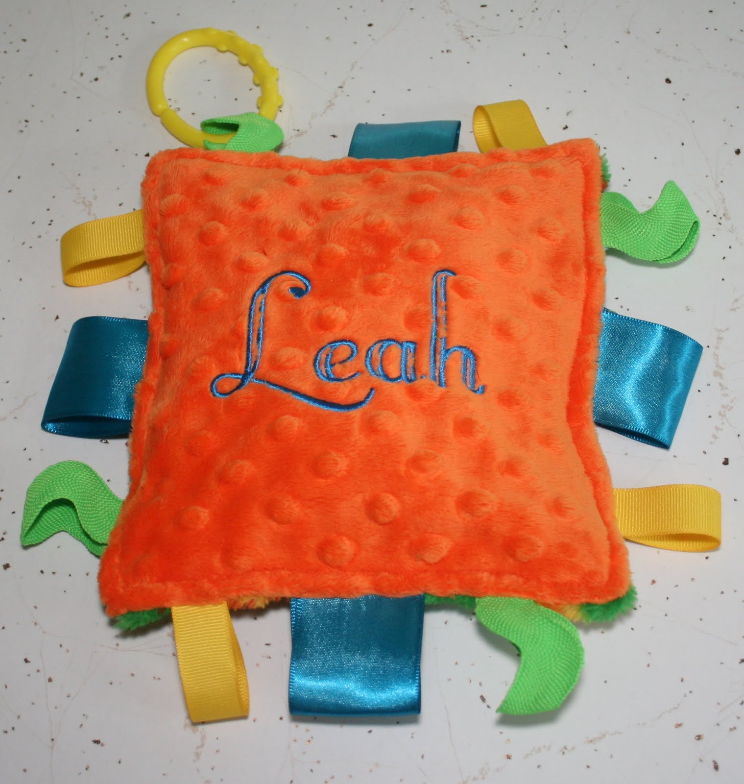 Simple Gifts: Crinkly, Taggie Baby Toy Tutorial--Great for Baby Showers!