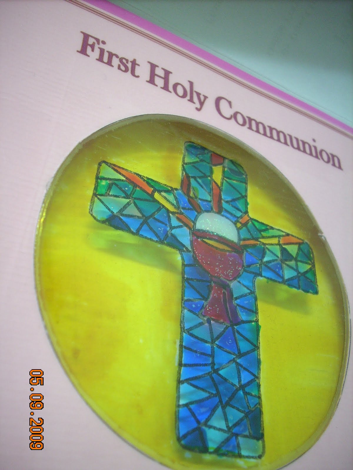Nifty Crafts: My son's 1st Holy Communion