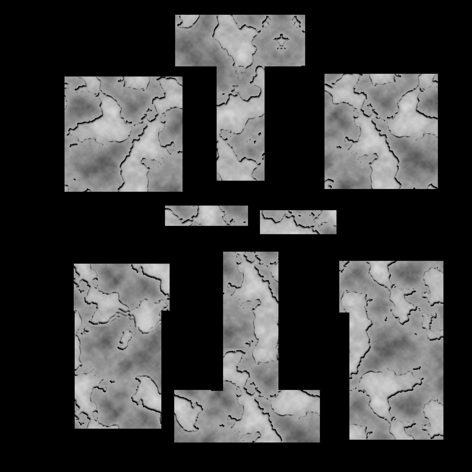 Webb's Blog: Digital Set Pipeline Texture maps - Textured scene