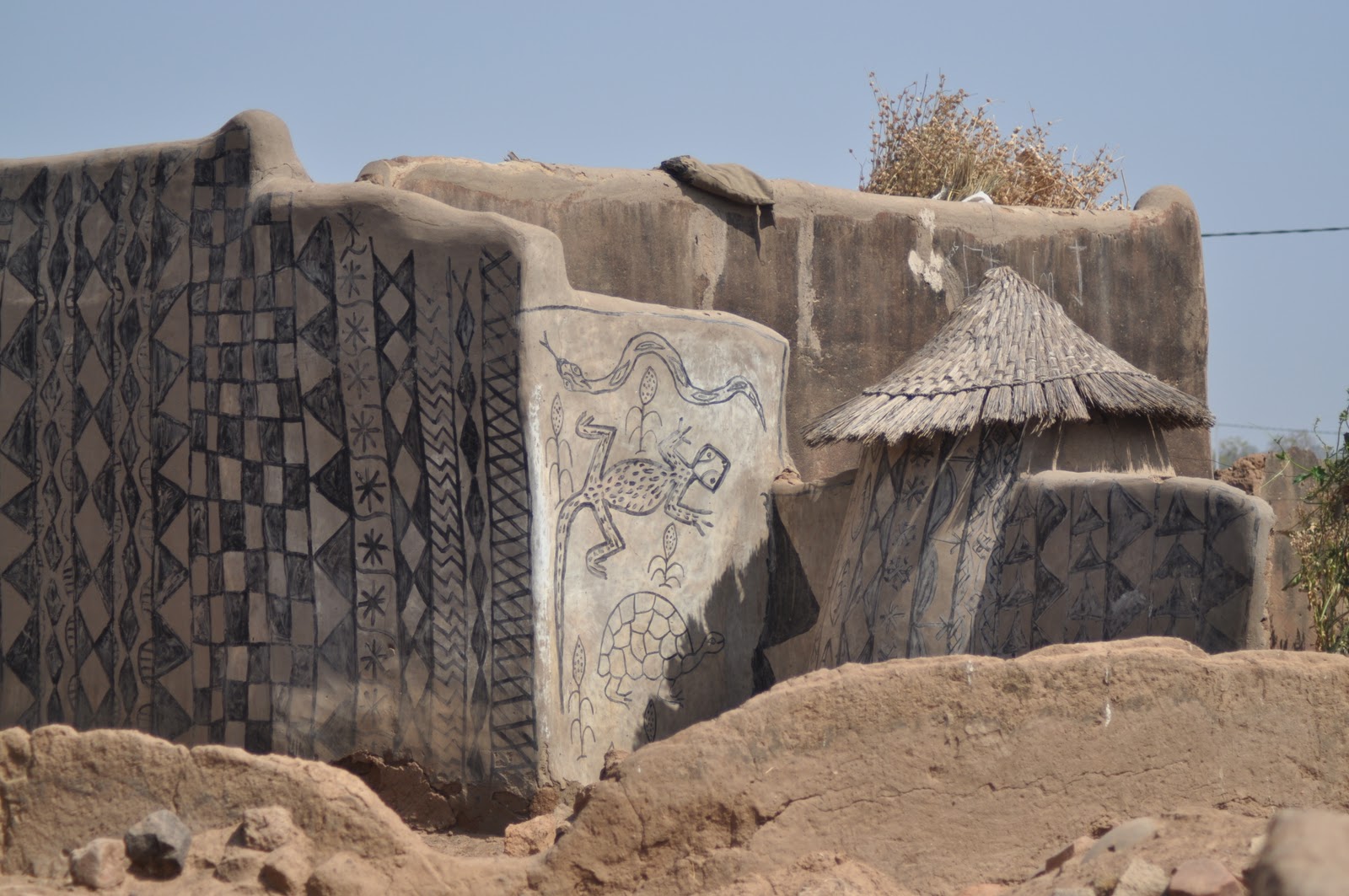 Bailey Nomads in Burkina: Nazinga game park and Tiebele.