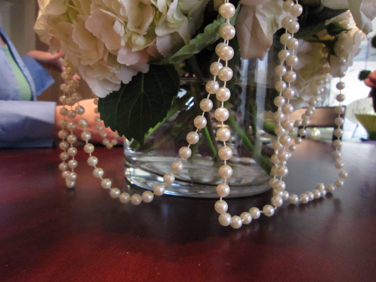 Add pearls for texture | Sisters Floral Design Studio