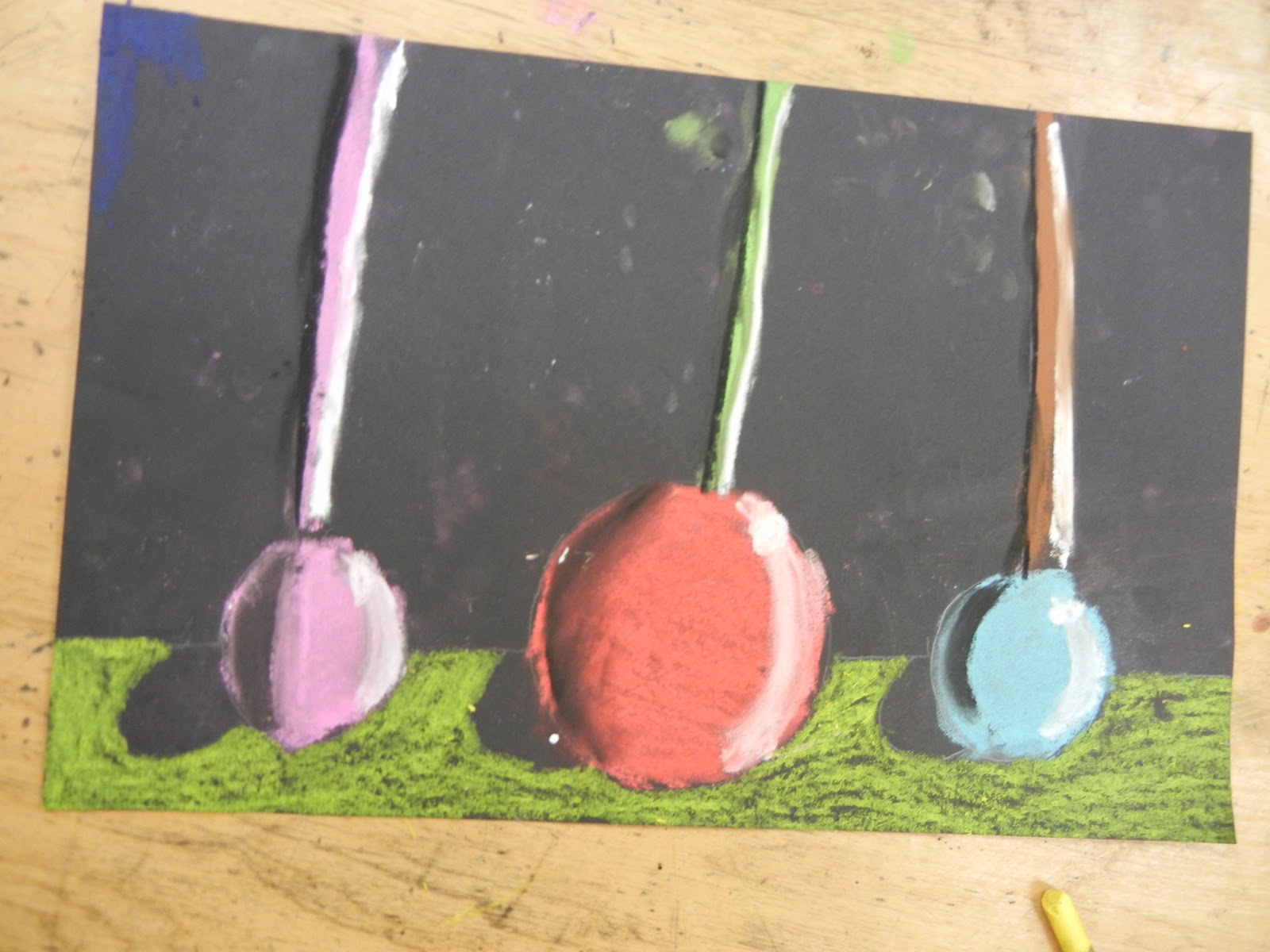 The Modern Art Smock: Wayne Thiebaud Inspired 3-Dimensional Lollipops