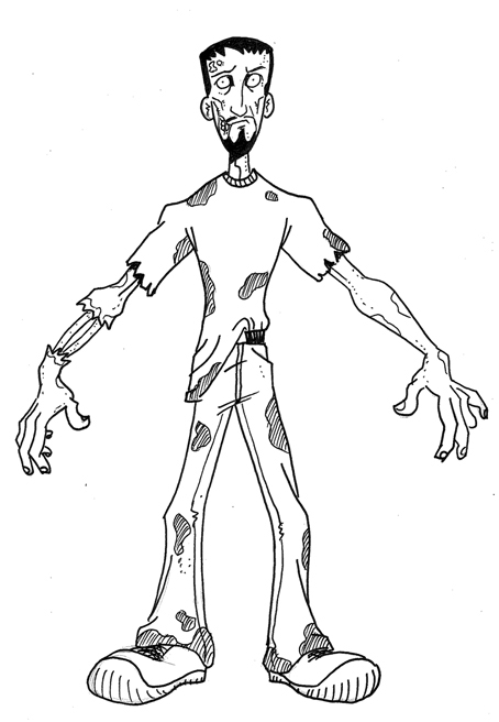 Couch Zombies: Full Zombie Bodies