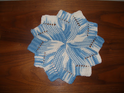 Loose Ends: Knitted Ancestors: Windmill Dishcloth