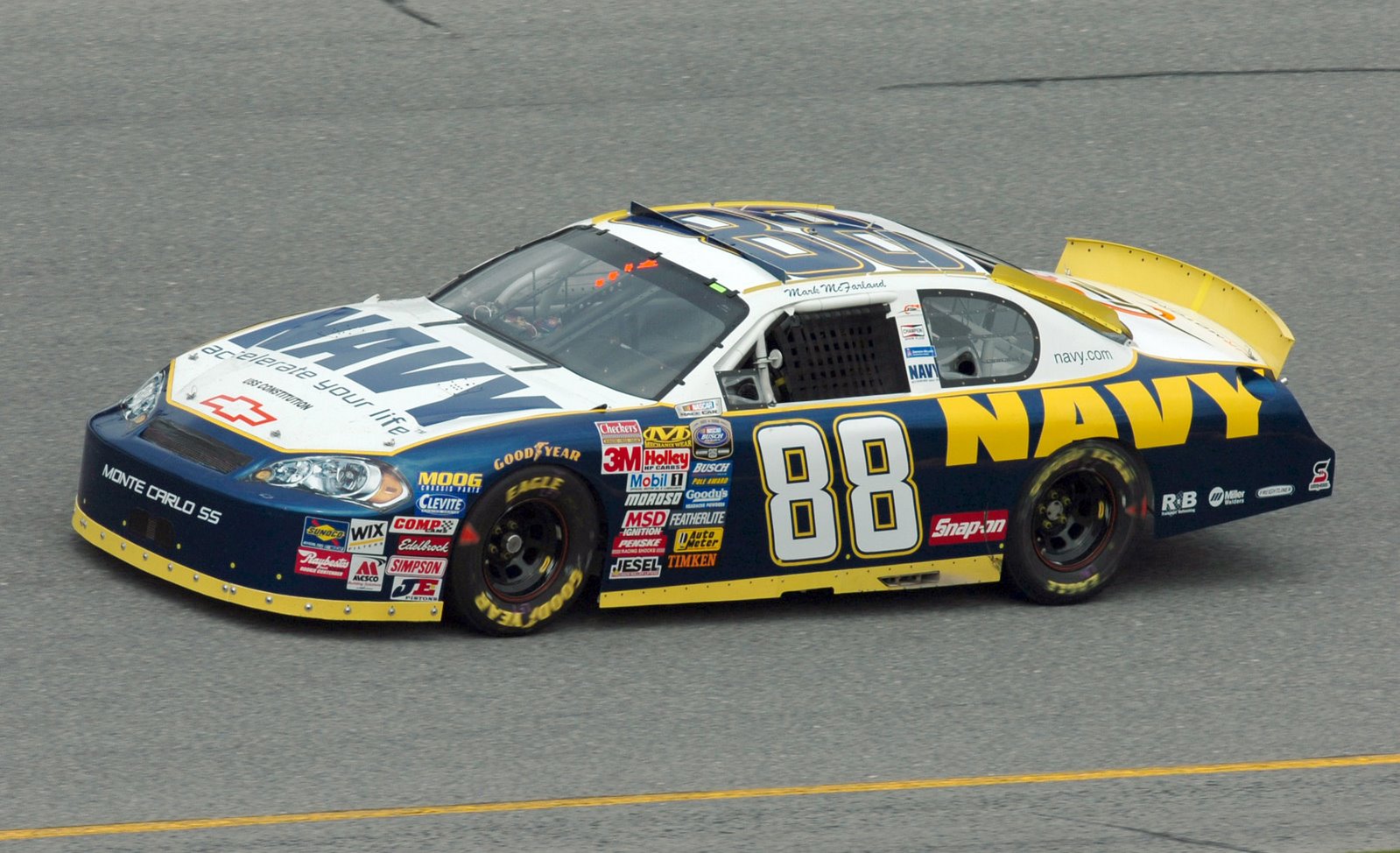 NASCAR Busch No. 88 Chevrolet at Daytona Public Domain Clip Art Photos ...