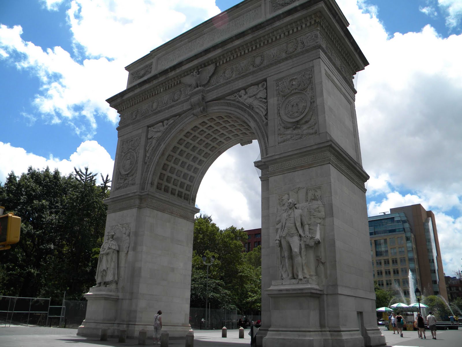 Washington Square Memorial Arch Public Domain Clip Art Photos and Images