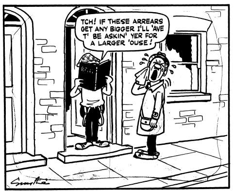 The BROWN COUCH: Tenancy culture studies: Andy Capp