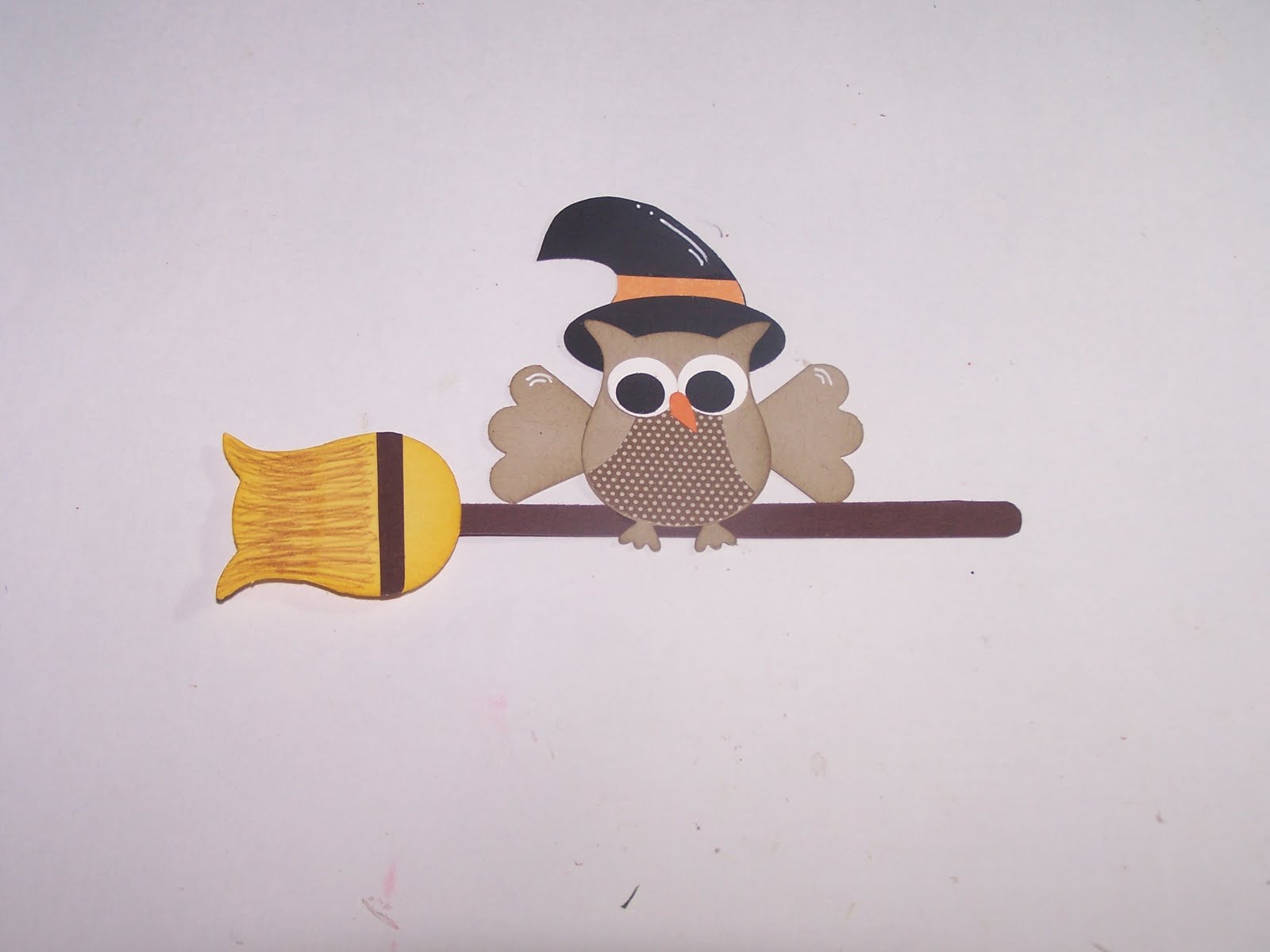 Bonnie's Creative Place: Owl Punch Art Witch