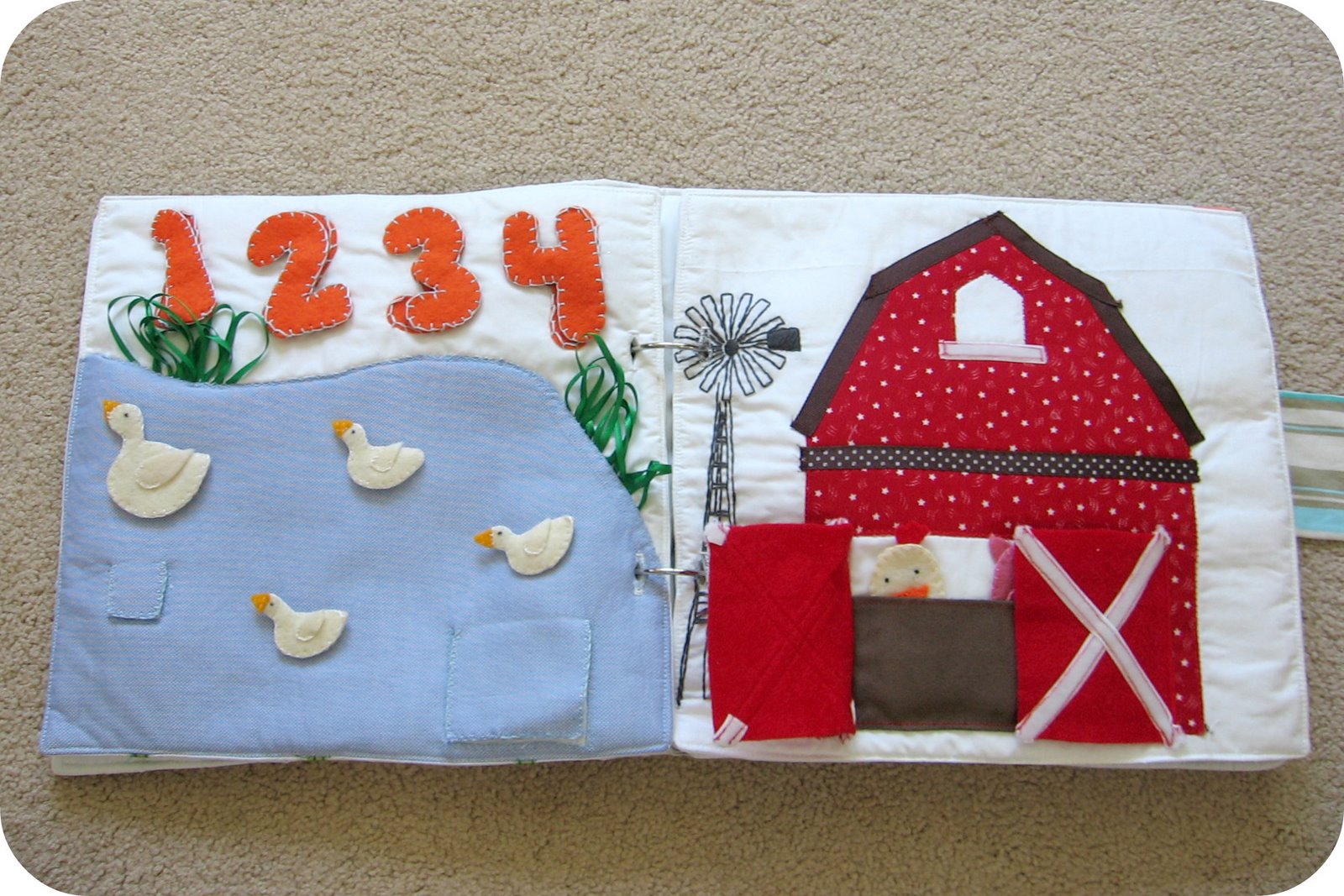 Handmade for the Holidays: A Quiet Book – At Home With Natalie