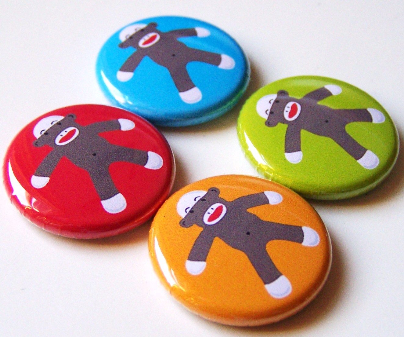 cheryl oz designs: sneak peek : sock monkey buttons