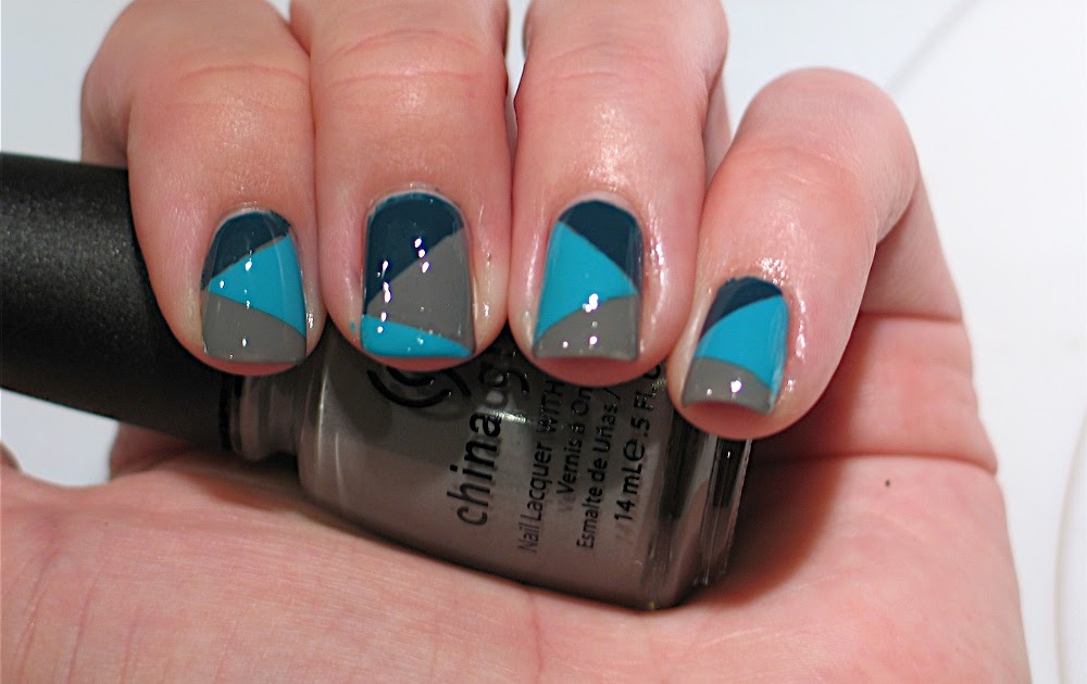 Lacquerish: Patchwork Nails Mani