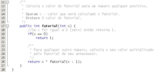 Exemplo de Recursividade - JAVA | Anderson Marques Neto