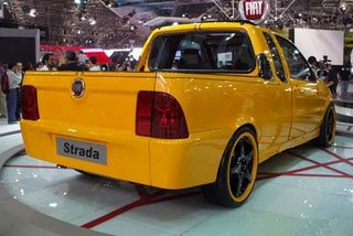 dub e tuning: Yellow Fiat - Strada modificada