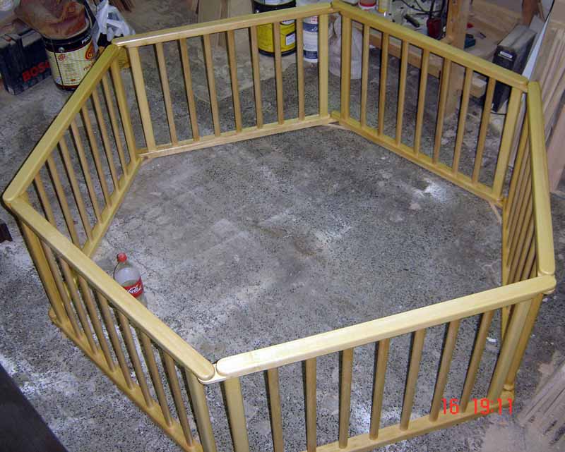 MaderATE/diseño: Corralito P/ Bebes articulado