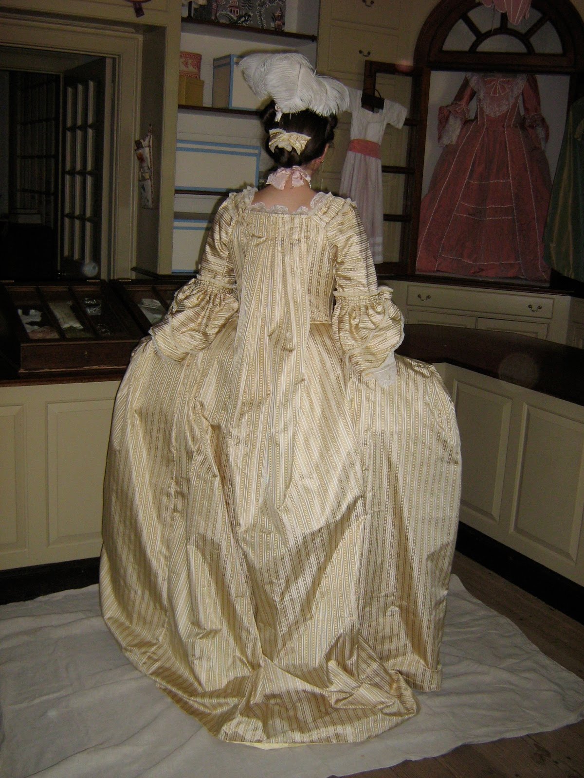 Two Nerdy History Girls: Stitching Lady Dunmore's Gown: Finale