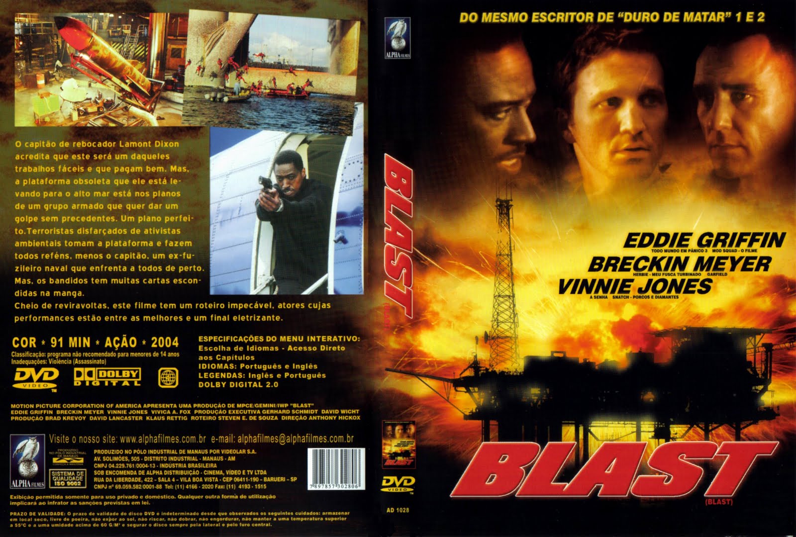 Capas Filmes Ação: Blast