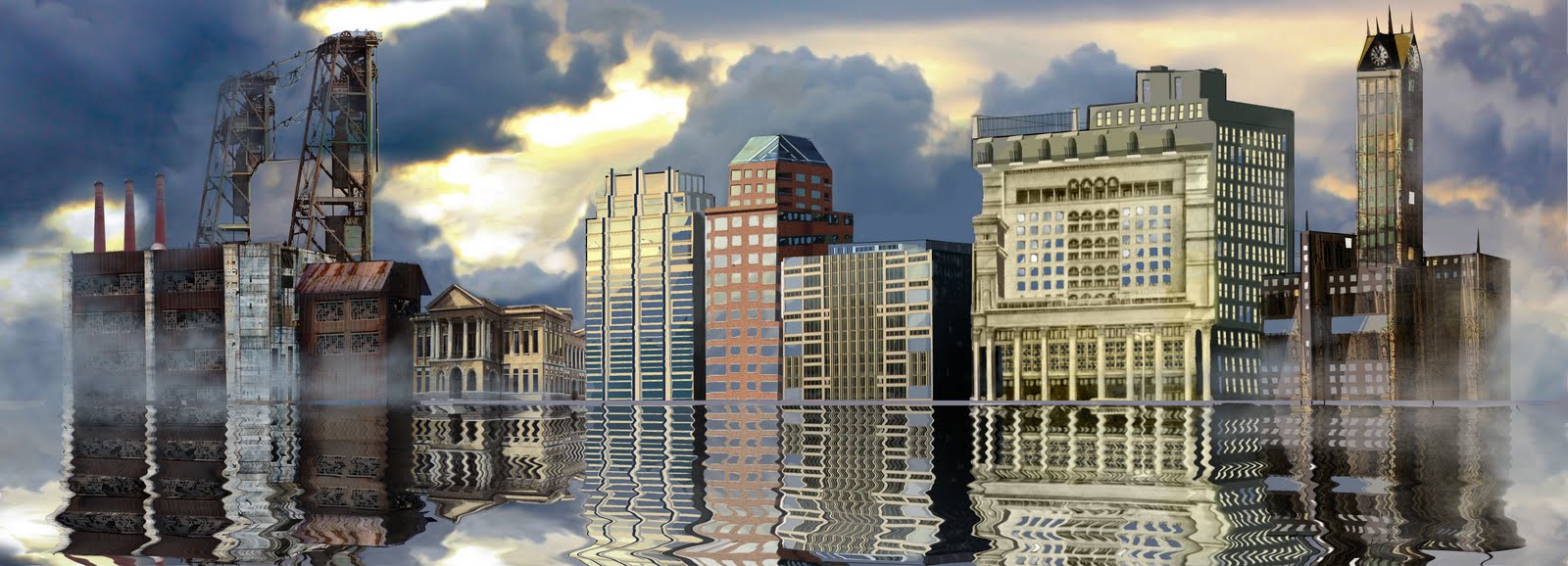 Beau's Blog: cityscape matte painting