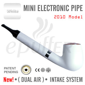ePuffer Inc: fer Mini Electronic Pipe White Color (mini e-Pipe) Starter ...
