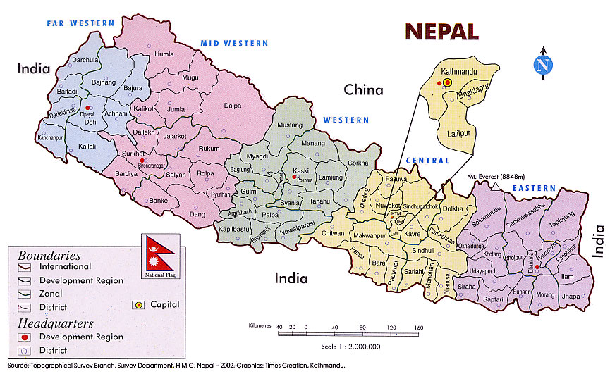 Nepal Map Gorkha