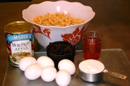 Heymish Cooking: Apple Noodle Kugel