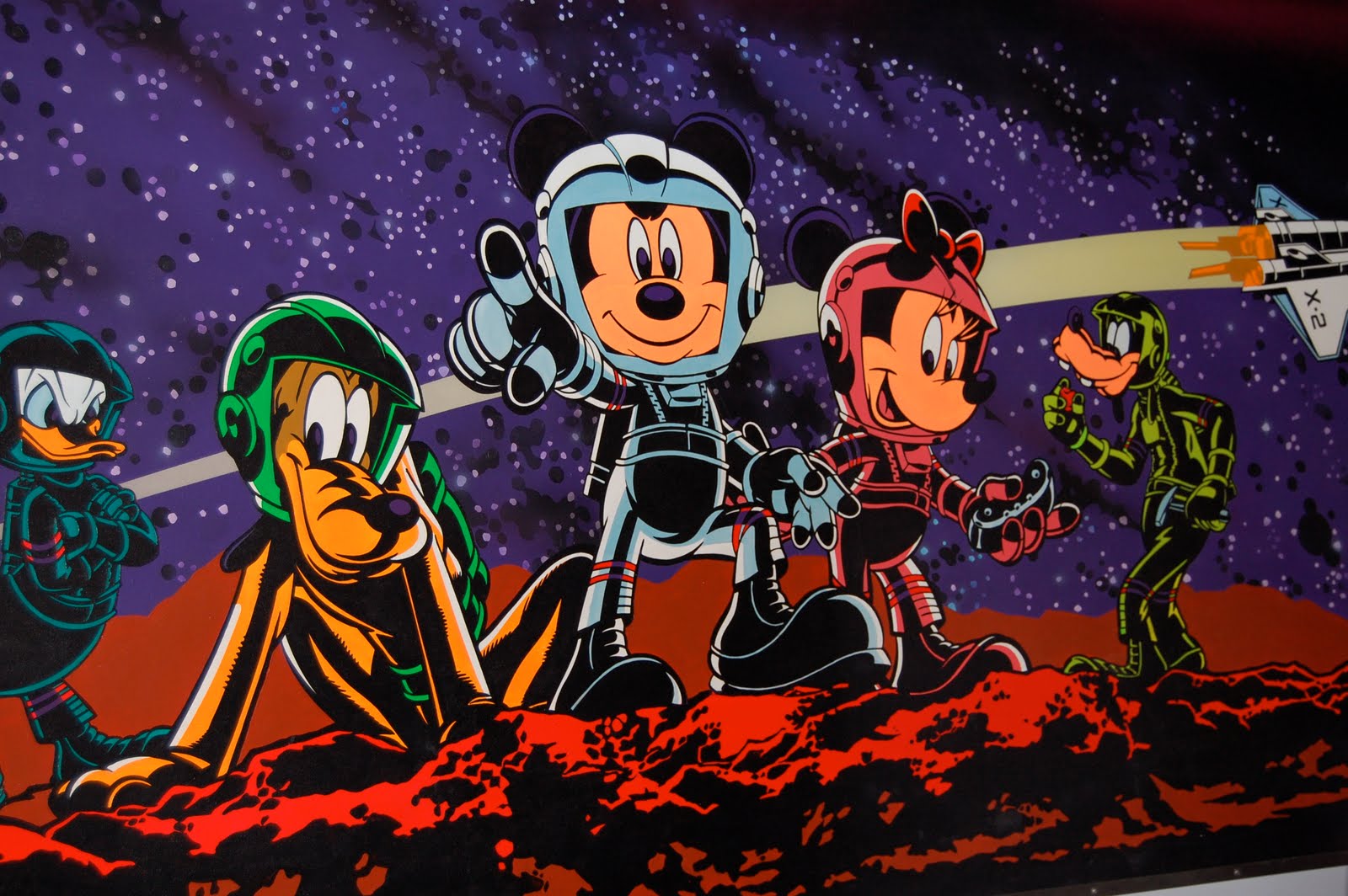 Mission Space Mickey Drawing