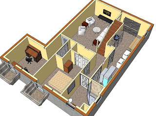 SketchUp and My Basement Remodel | Kris Bunda Design