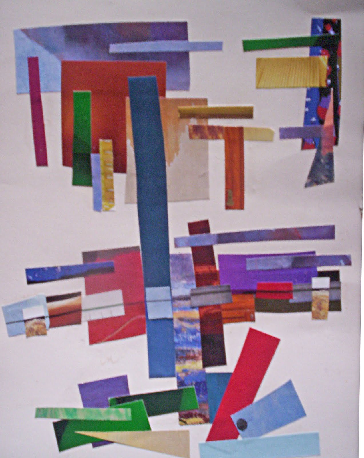 Michael Yoder: line (collage on card 8.5x11") $75 unframed