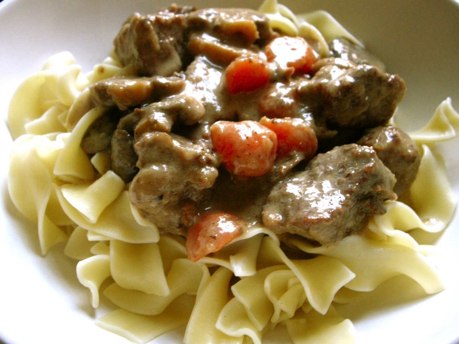 Short Rib Beef Stroganoff
