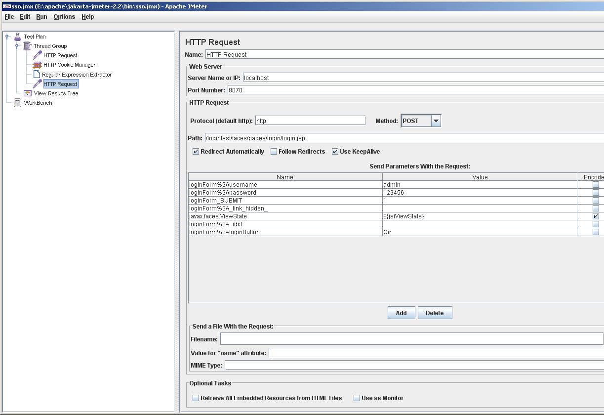 devSide: Testing JSF Applications by JMeter