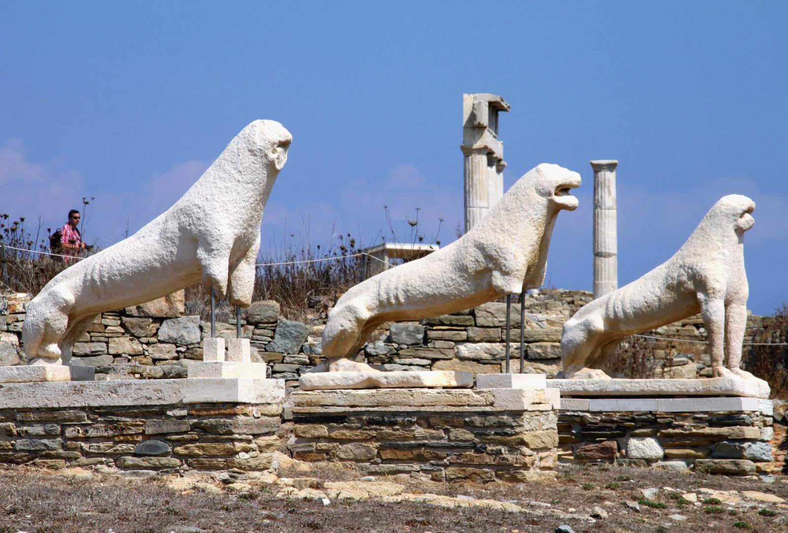 Cyclades, islands in Greece: Delos, Apollo's birth place