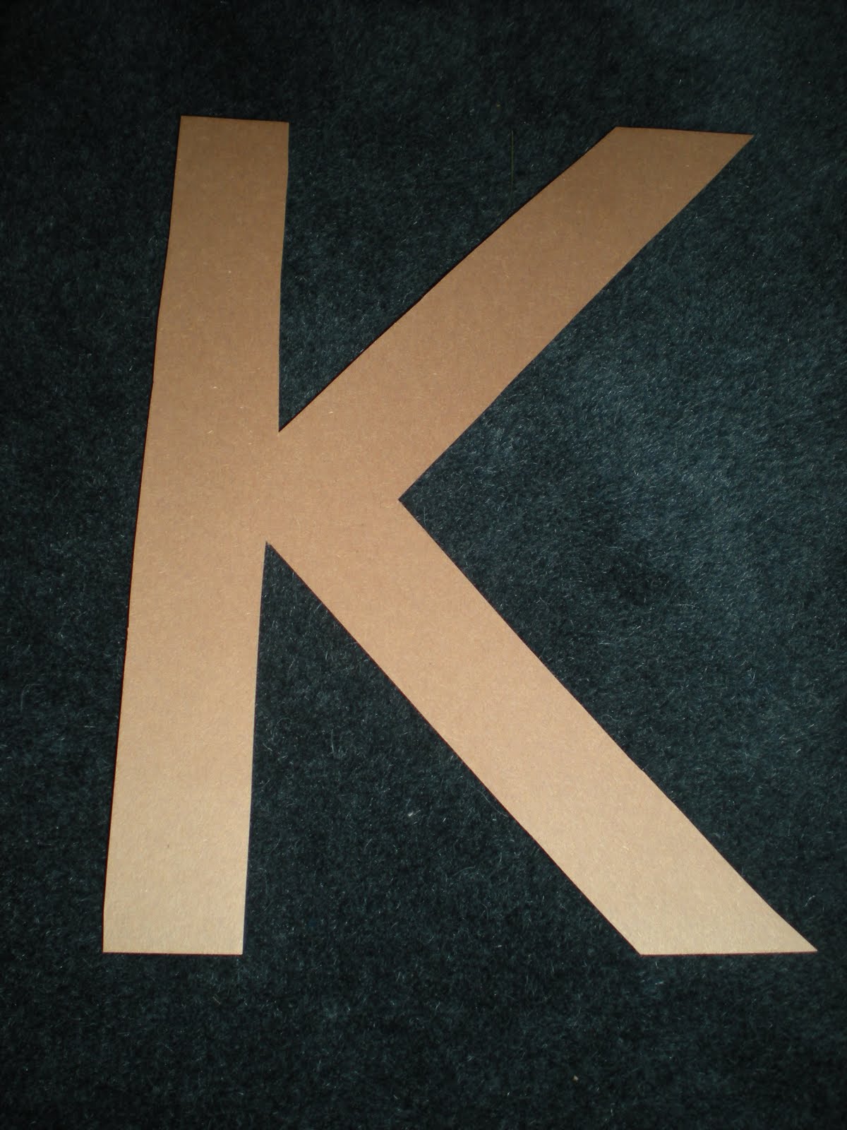 The letter K