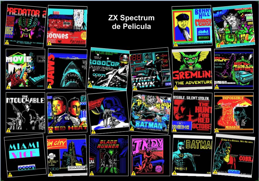 Nostalgia ZXspectrumTP (Catalogo Juegos): Posters ZX Spectrum