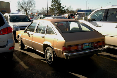 OLD PARKED CARS.: 1982 Chevrolet Citation 5-Door Hatchback.