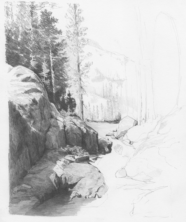 Diane Wright Art Journal: Shadow Lake Outlet