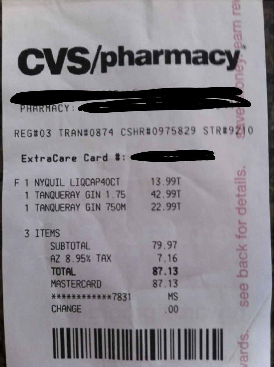 What A Neighborhood Drugstore Receipt SHOULD Look Like what-a-neighborhood-drugstore-receipt-should-look-like